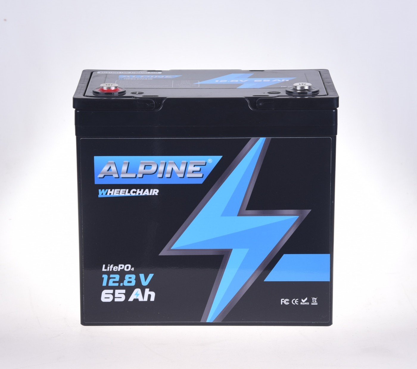 Акумулатор ALPINE LIFEPO4 12V 65AH ЗА ИНВАЛИДНИ КОЛИЧКИ